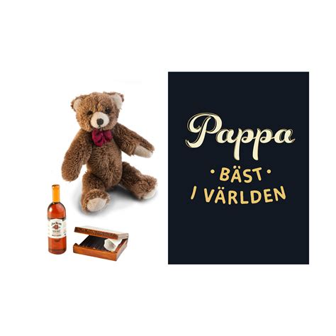 Världens Bästa Pappa Bok Och Miniatyrgrattis Till Fars Dag
