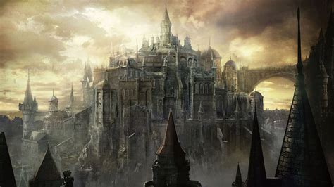 Baixe Papéis De Parede Do Subaaté O Topo Do Castelo De Lothric Em Dark