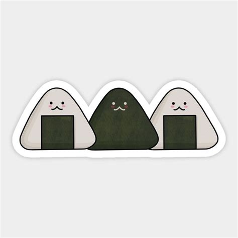 Cute Triangle Kimbap Sticker