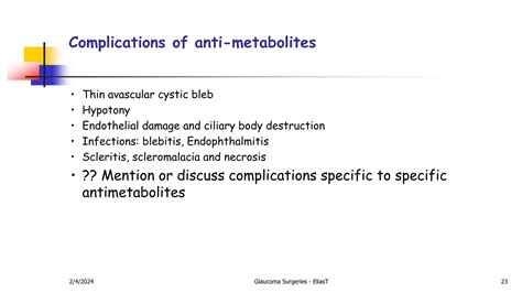 Surgical Management Of Glaucoma Elias Pptx