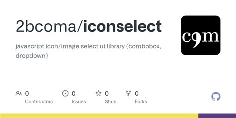 GitHub Bcoma Iconselect Javascript Icon Image Select Ui Library Combobox Dropdown