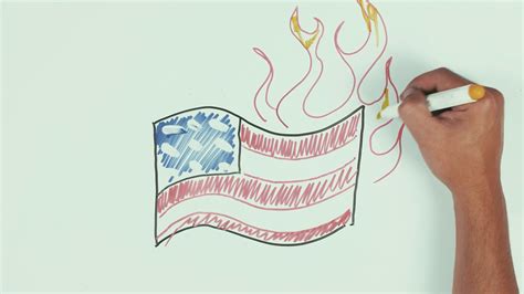 Flag Drawing At PaintingValley Com Explore Collection Of Flag Drawing