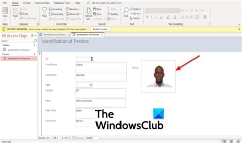 How To Insert Picture In Access Form