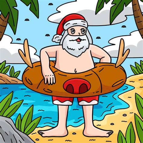 130 Christmas In July Background Stock Illustrations Royalty Free