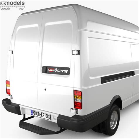 Convoy Ldv 2002 3d Model Download Van On