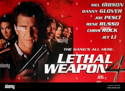 Jet Li Mel Gibson Danny Glover Rene Russo Chris Rock And Joe Pesci