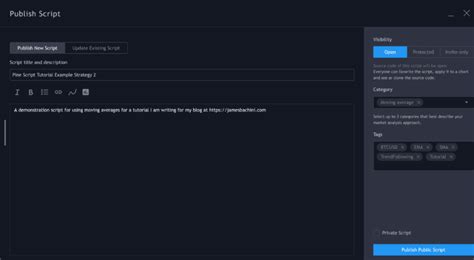 Pine Script Tutorial How To Develop Real Trading Strategies On TradingView JamesBachini