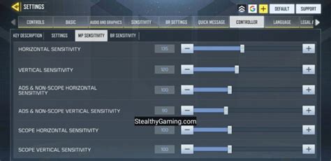 2025 Cod Mobile Controller Settings Sensitivity Stealthy Gaming