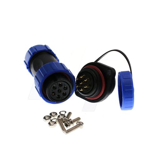 Hangton He21 Connecteur Circulaire étanche 7 Broches Femelle Et Prise