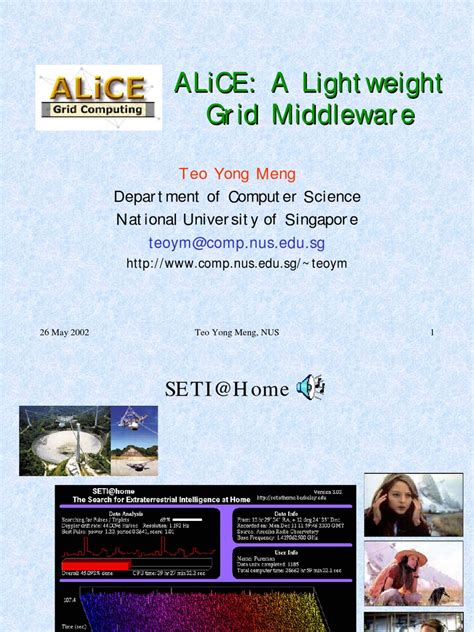 alice a lightweight grid middleware pdf grid computing computer