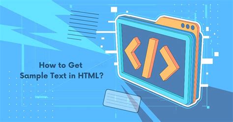 How To Get Sample Text In Html Lipsum Hub