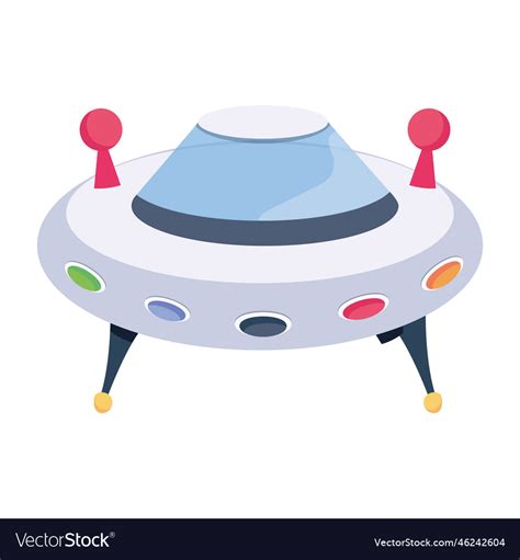 Alien Craft Royalty Free Vector Image Vectorstock