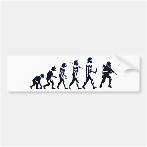 Evolution Bumper Sticker Zazzle