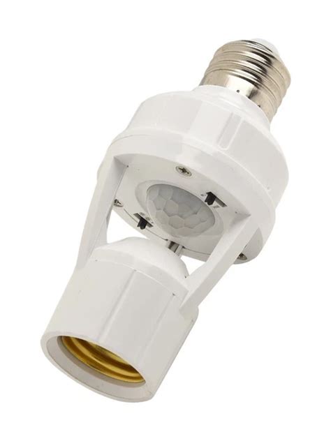 INTELLIGENT E27 LAMP Holder With Motion Detection For LED Light Control 10 24 PicClick UK