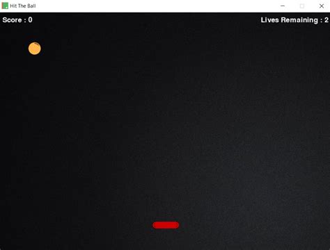 GitHub Abhayraihal Hit The Ball Game Using Pygame