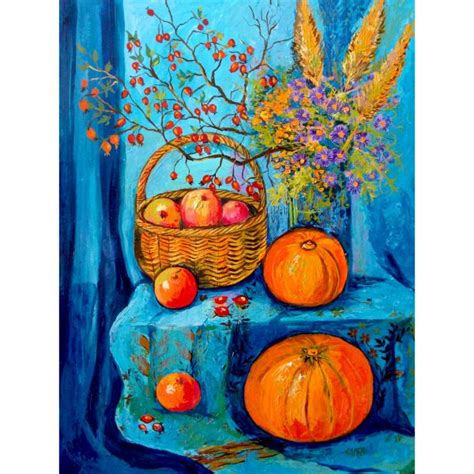 Купить картину Тыквы в Москве от художника Клименко Екатерина