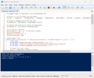 How To Code A Hangman Game In PowerShell ScriptWizards Net