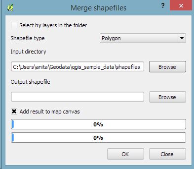 Qgis Merge Shapefiles Heatmap Geographic Information Systems Stack Exchange