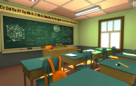 Low Poly Classroom By Akasha1x On Deviantart