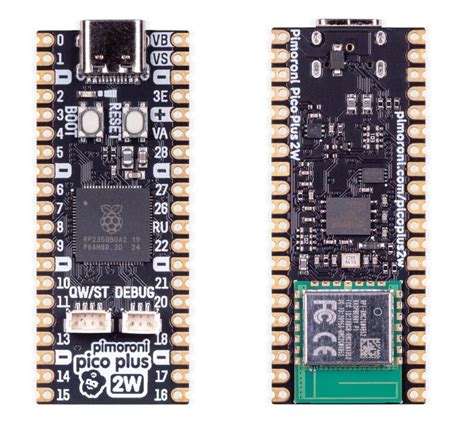 Pimoroni Pico Plus 2 W ได้รวม Mcu Rp2350b กับโมดูล Wi Fi และ Bluetooth ของ Raspberry Pi Rm2