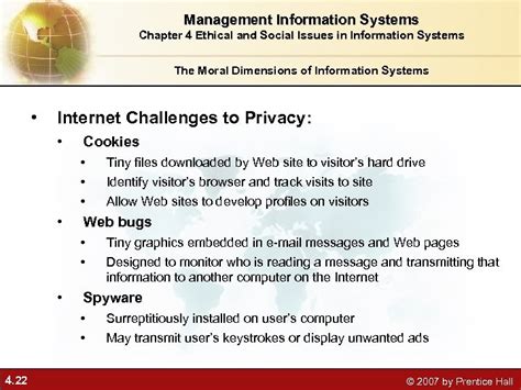 Chapter 4 Ethical And Social Issues In Information