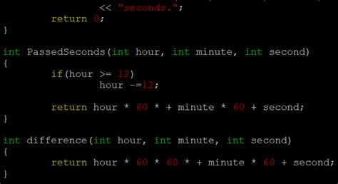 Solved 625 Calculating Number Of Seconds Write A Function