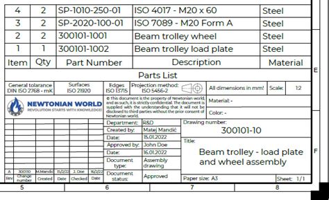 Technical Product Documentation Newtonian World