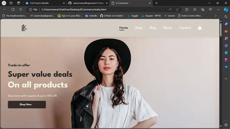 Sai Ram Reddy On Linkedin Webdevelopment Ecommerce Html Css