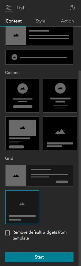 Working With Dynamic Content Designing A List Wid Esri Community