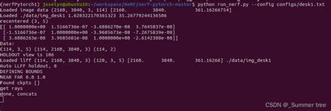 【nerf】在yenchenlin nerf pytorch上运行新的数据集 利用nerf运行自己的数据 csdn博客