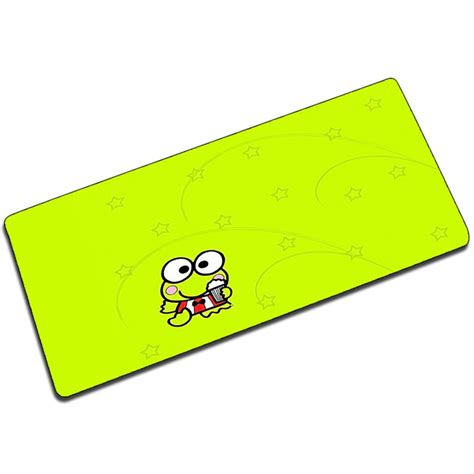 Mouse Cute Keroppi Anime Deskmat 40x90 Kawaii Gaming Keyboard Pad Computer Mat Gamer Mausepad Pc