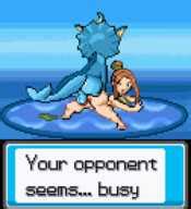 Post 5769930 Animated Dustyspaghetti NPC Trainer Porkyman Sprites Swimmer Vaporeon