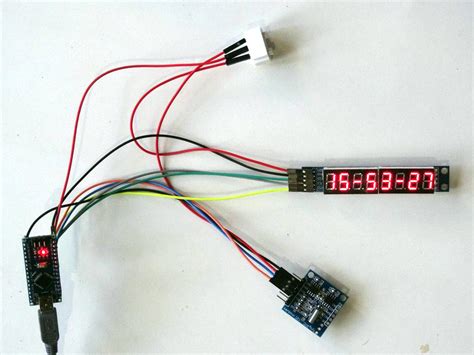 Arduino Nano And Visuino 7 Segment Display Clock With Max7219 And