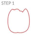 How To Draw A Tulip Easy Step By Step Tutorial Made With HAPPY