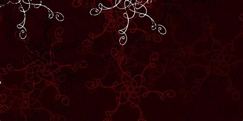 Light Red Vector Layout With Curves Vector Art At Vecteezy