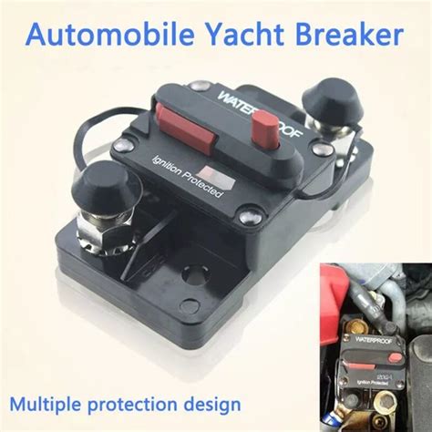 Waterproof Dc Car Boat Auto Switch With Circuit Breaker Fuse Reset 12
