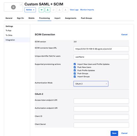 authorization of an scim client questions okta developer community