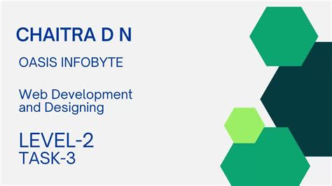 Chaitra Dn On Linkedin Task3 Oasisinfobyte Internship Webdevelopment Community Share