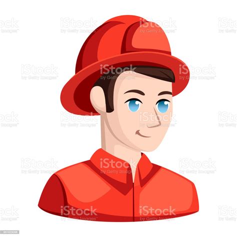 물을 분사 하는 소화 전 근처 헬멧에 소방 관입니다 유니폼 및 헬멧의 마을이 나 도시 앞에서 사람을 구출 소화기 호스와 영웅 캐릭터와 함께 사람입니다 직업 그리고 알람