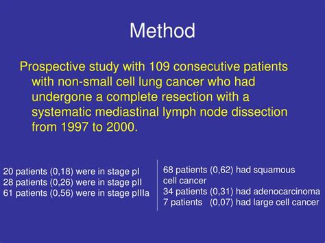 Ppt Intraoperative Lymph Node Status In Non Small Cell Lung Cancer Powerpoint Presentation