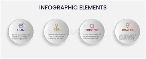Infographic Elements Data Visualization Design Template Stock Illustration Illustration Of