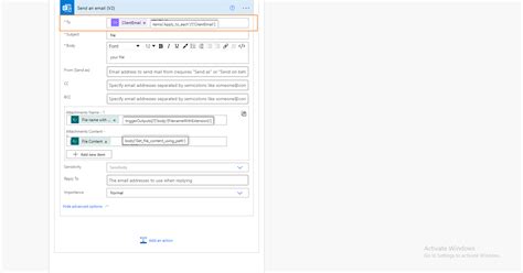 solved email invoice attachment to specific recipient bas power