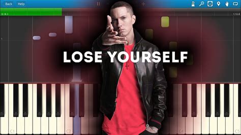 Eminem Lose Yourself Piano Tutorial Synthesia Youtube