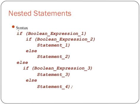 Chapter 1 Nested Control Structures