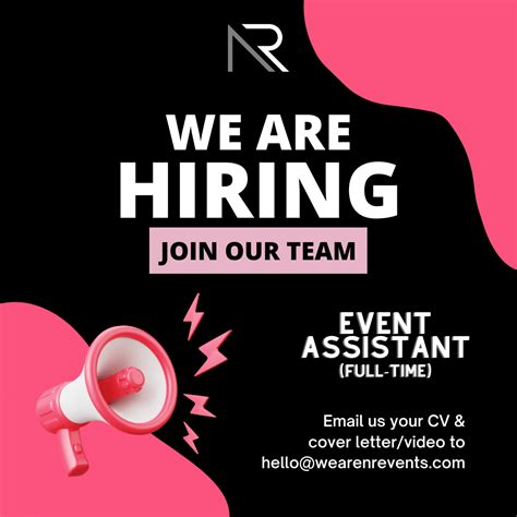 Closed Event Assistant Full Time Natasha Russell Events