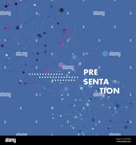 Abstract Connecting Dots And Lines For Science And Technology Background Vector Illustration