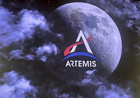 Nasa Artemis Logo Moon Super Torch Ritual