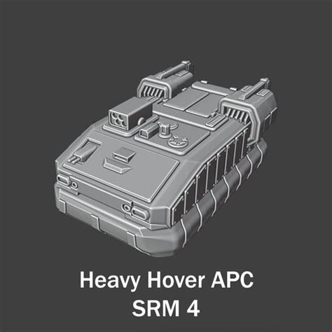 🎲 Battletech Heavy Hover Apc Proxy・ Stl File For 3d Printing・cults