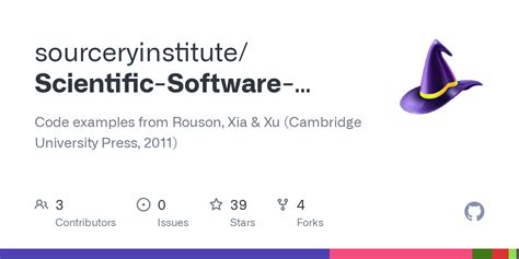 Github Sourceryinstitutescientific Software Design Code Examples From Rouson Xia And Xu