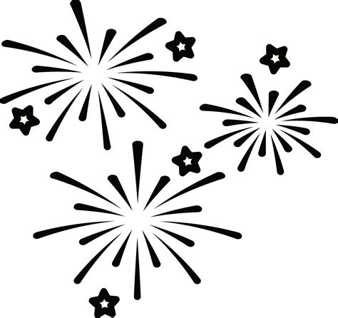 Fireworks Icon In Thin Line Art 24290989 Vector Art At Vecteezy